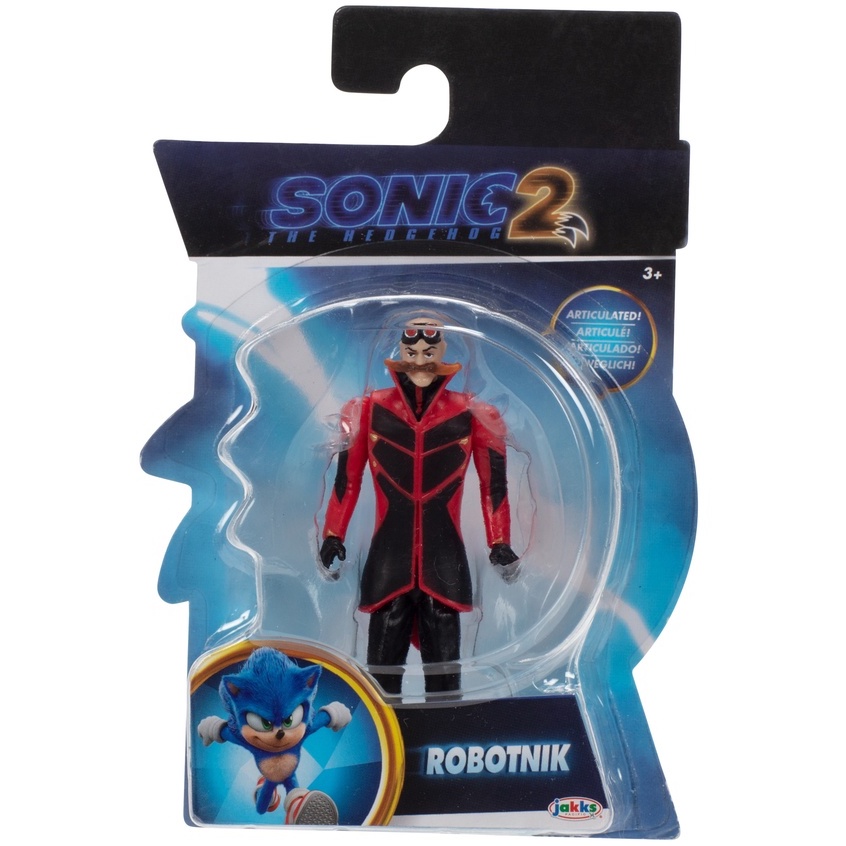 Sonic 2 the Hedgehog 2.5-inch Robotnik Bendable & Articulated Action ...