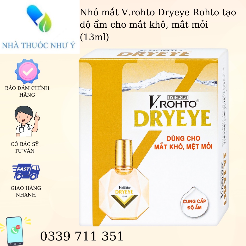 (Genuine Product - VAT Invoice) V.rohto Dryeye Rohto Eye Drops ...