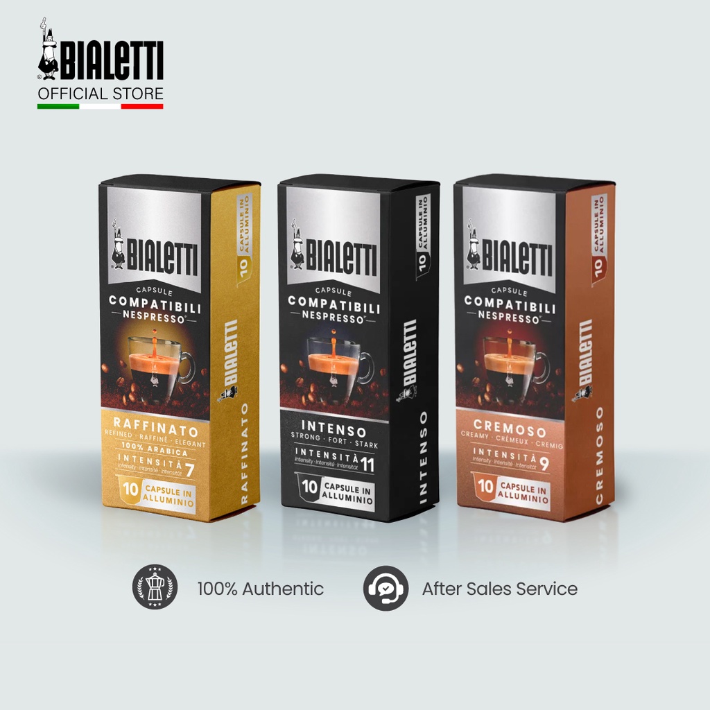 Bialetti Bialetti Coffee Capsules Nespresso Compatibles Raffinato ...