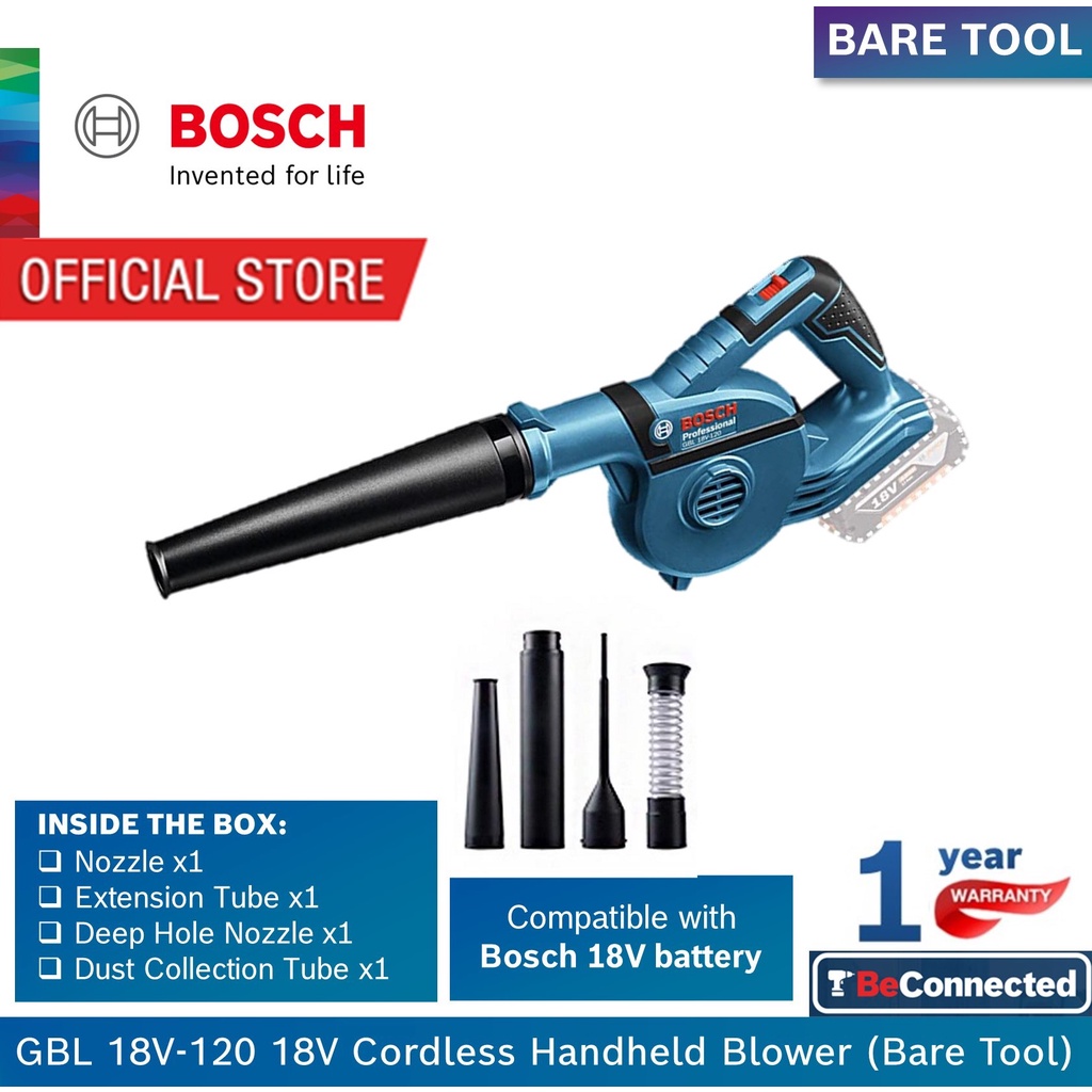 Bosch 18V Cordless Handheld Blower GBL 18V-120 | 1 Year Local Warranty ...