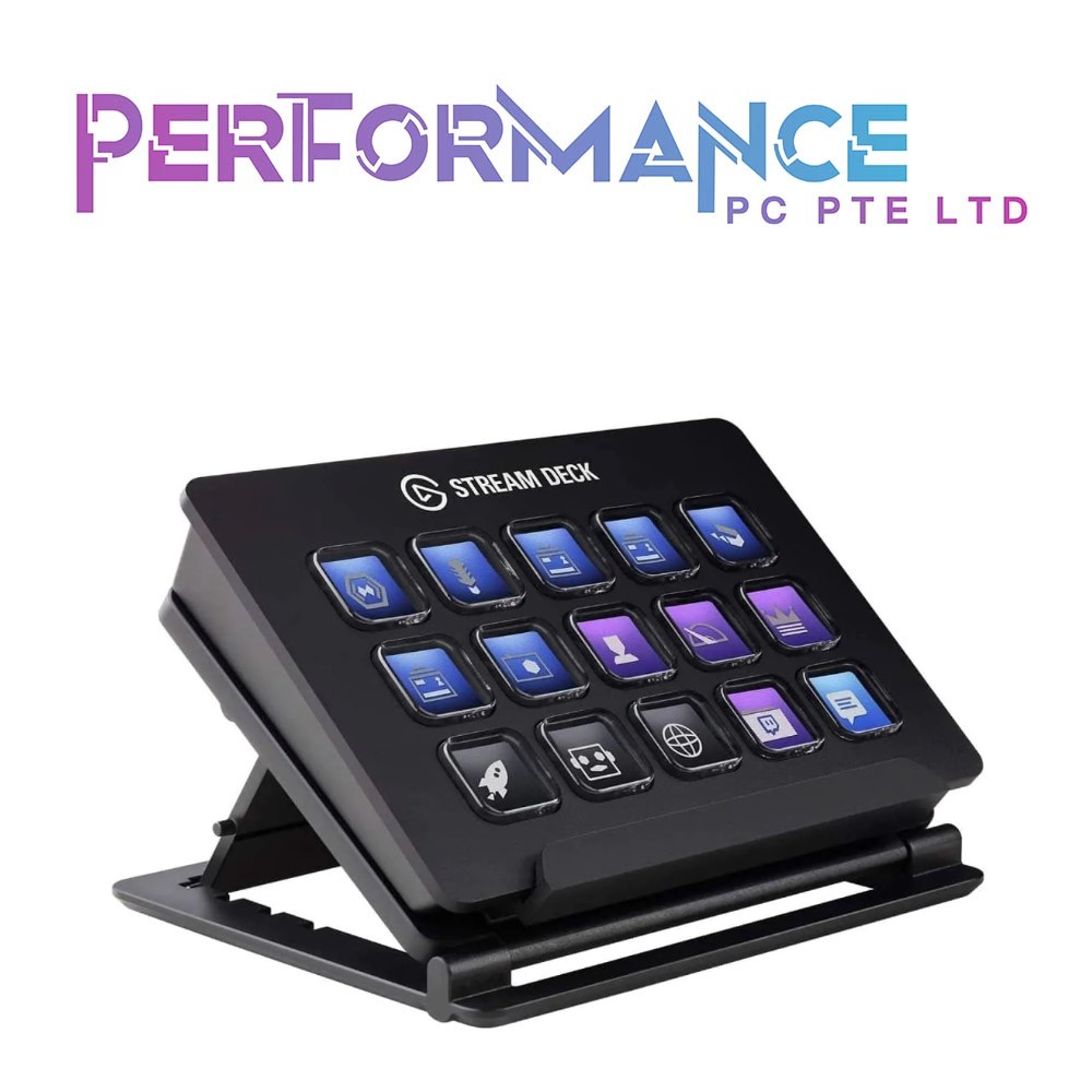 Elgato Stream Deck MK.2-Tactile Control Interface, 15 Customizable LCD ...