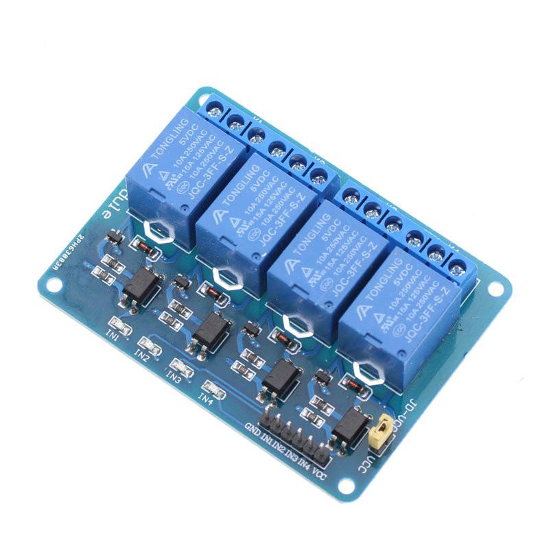 4 Channel Ways Opto Isolator 10A 5V Relay Module | Shopee Singapore