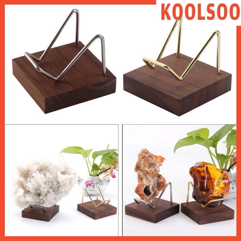 [KOOLSOO]One Metal Arm Decor Crystal Sphere Display Stand, Mineral ...