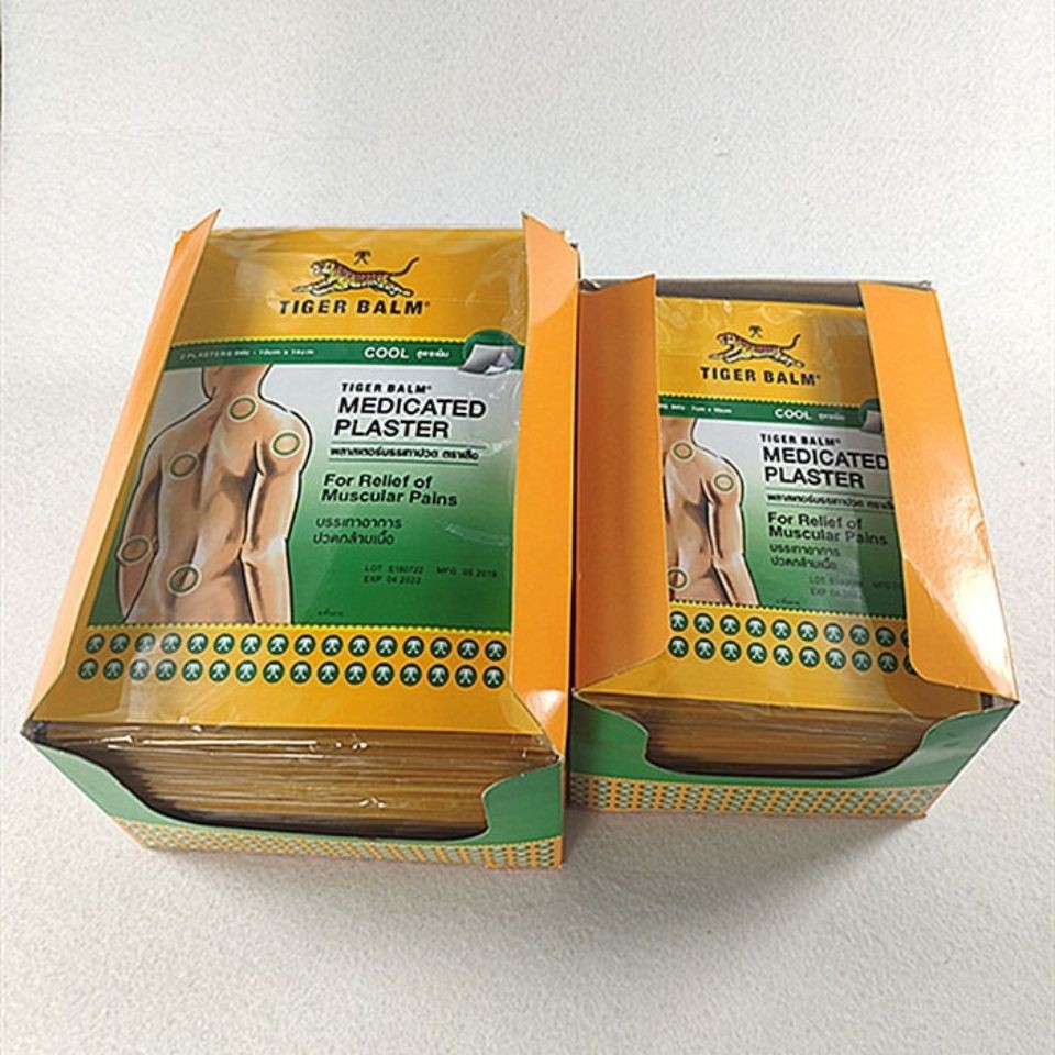 Plaster hot compress / analgesic plaster/ Thai Tiger Plaster Tiger ...