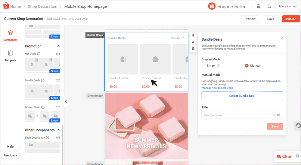Adding Decoration Components | MY Seller Education [Shopee]
