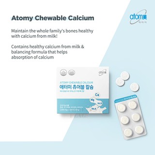 ATOMY Chewable Calcium(120 tablets) | Shopee Singapore