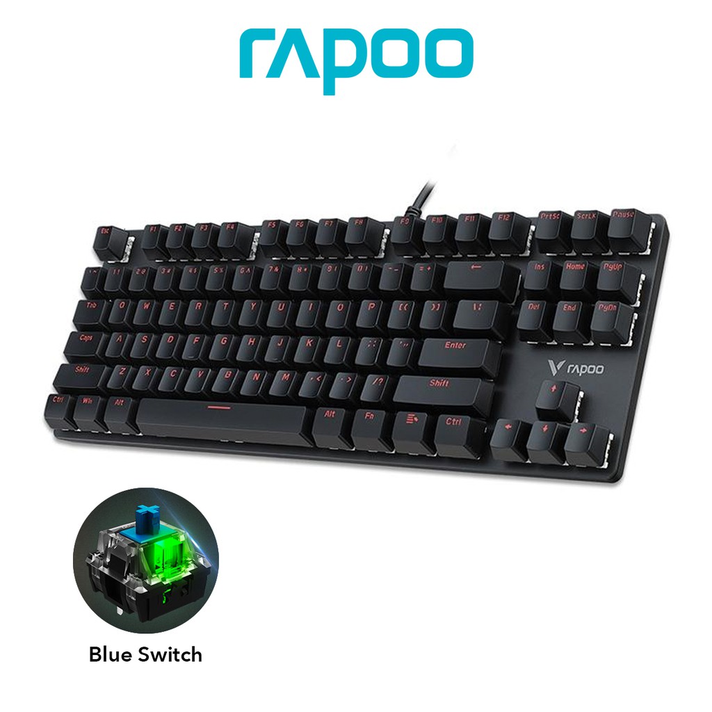 Rapoo V500 Alloy Version Mechanical Gaming Keyboard with USB Powered ...