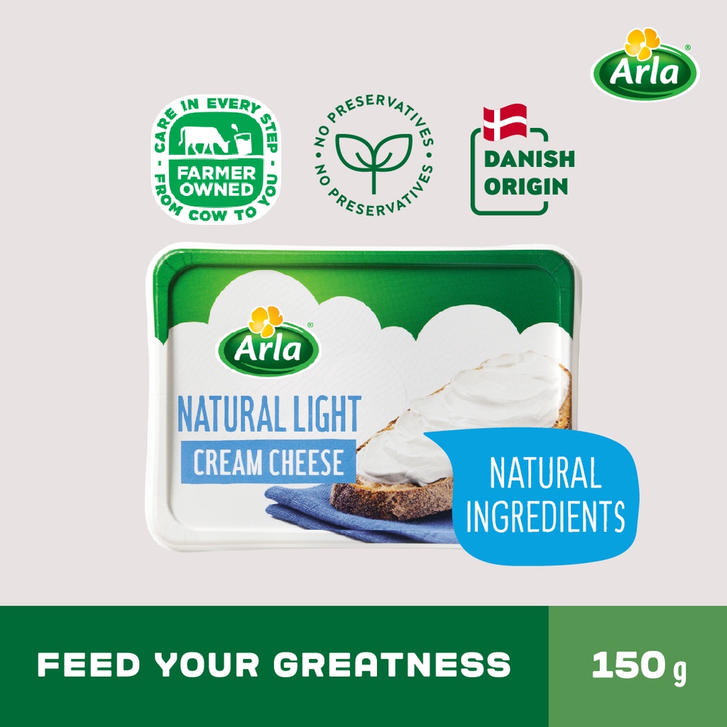 Arla Natural Light Cream Cheese 150g | Shopee Singapore