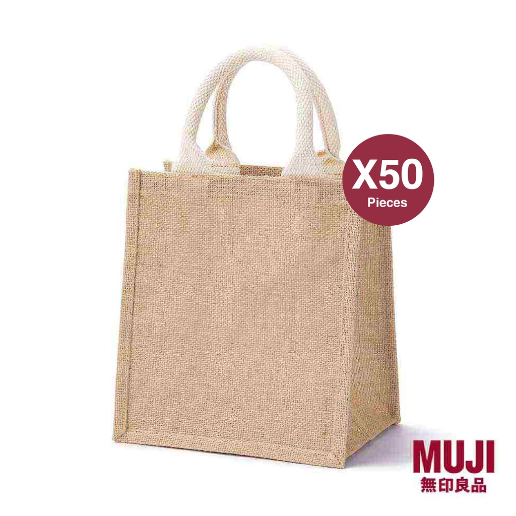[Bundle Set 50] MUJI Jute Bag A6 | Shopee Singapore