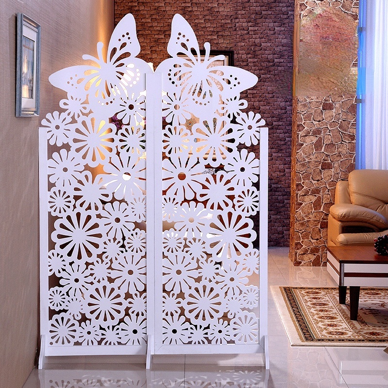 Subareas Screens Hallway Fashion Living Room White Carved Folding ...