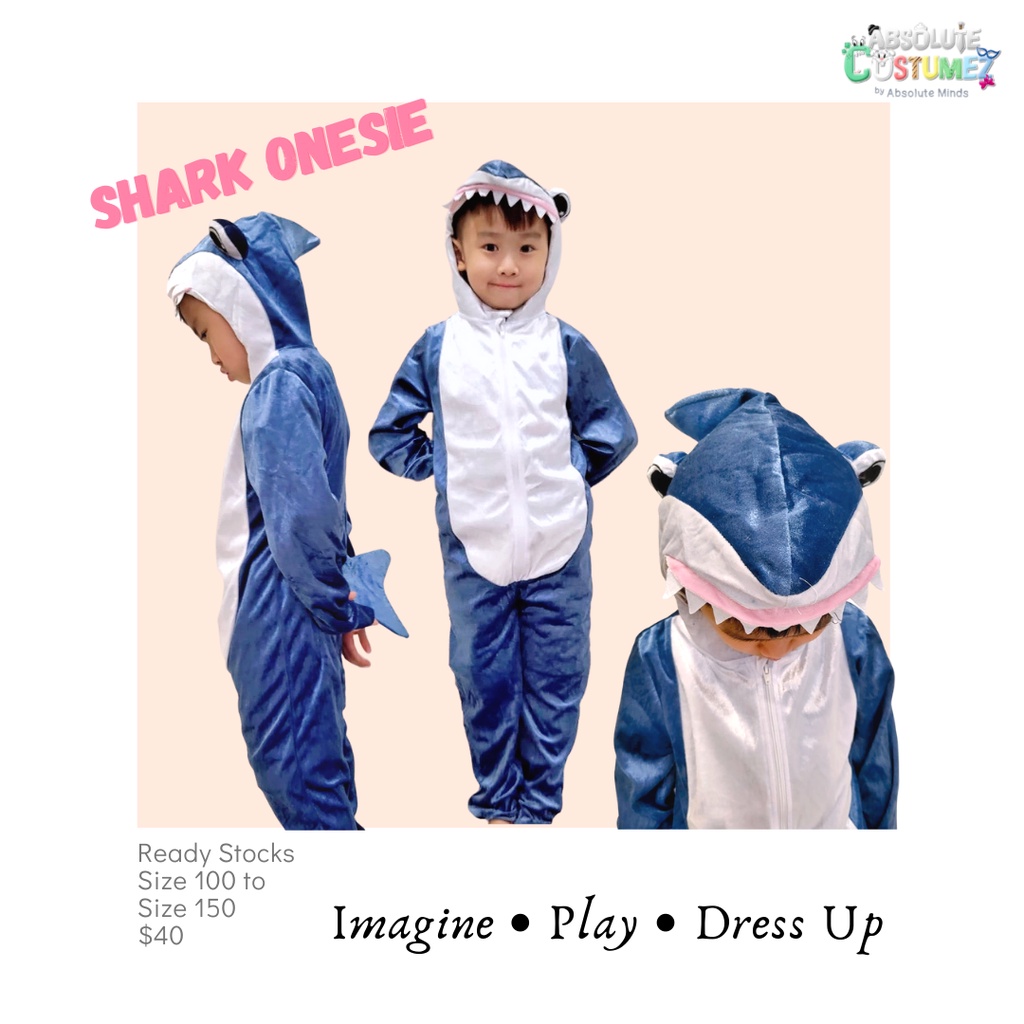 SG Local Seller Shark Sea Creature Animal Character Costumes/Earth Day ...