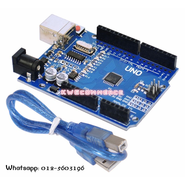 Arduino Uno R3 Microcontroller Board Smd Free Arduino Usb Cable