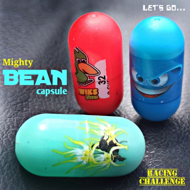Mighty BEANS CAPSULE - Toys Children Beanz TOY Road CAPSULE / CAPSULE TOY / Magnetic CAPSULE ...