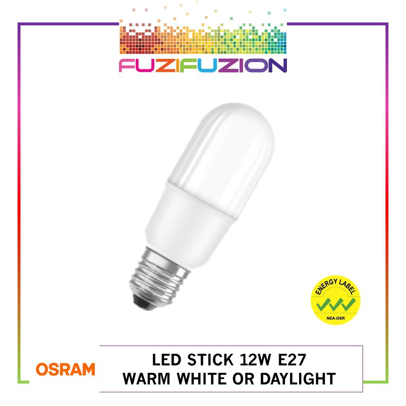 OSRAM LED Value Stick 12W E27 (2700K/6500K) | Shopee Singapore