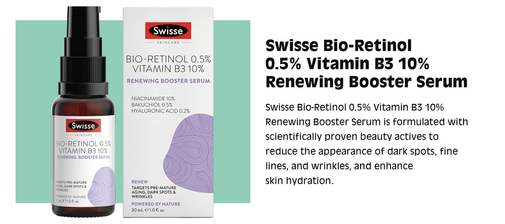 Swisse Beauty Serum I Vitamin C - Brightening I Hyaluronic Vitamin B5 ...