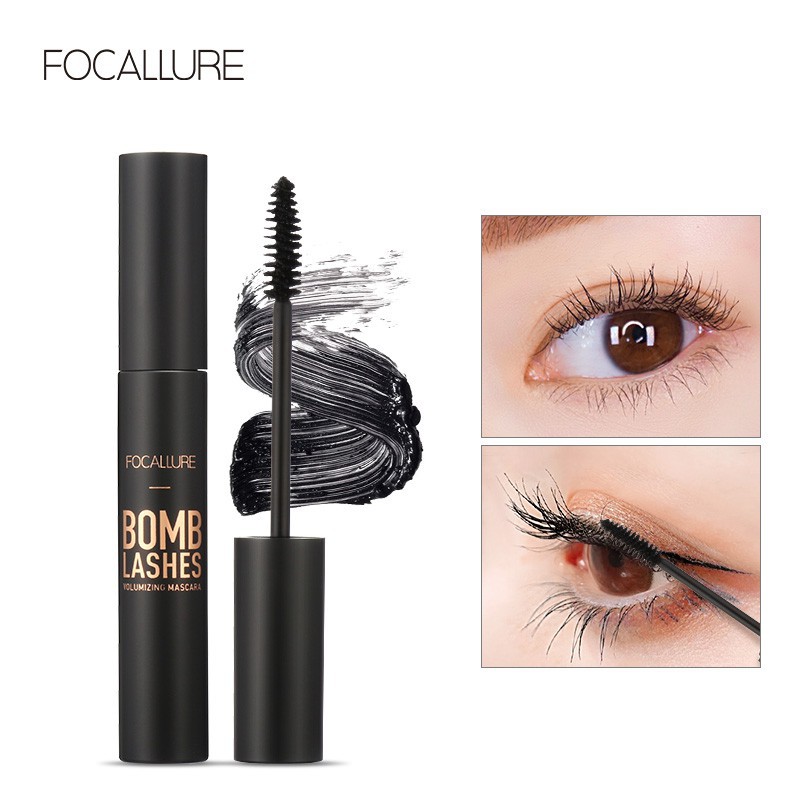 FOCALLURE Mascara Professional 3D Black Volume Curling Waterproof ...