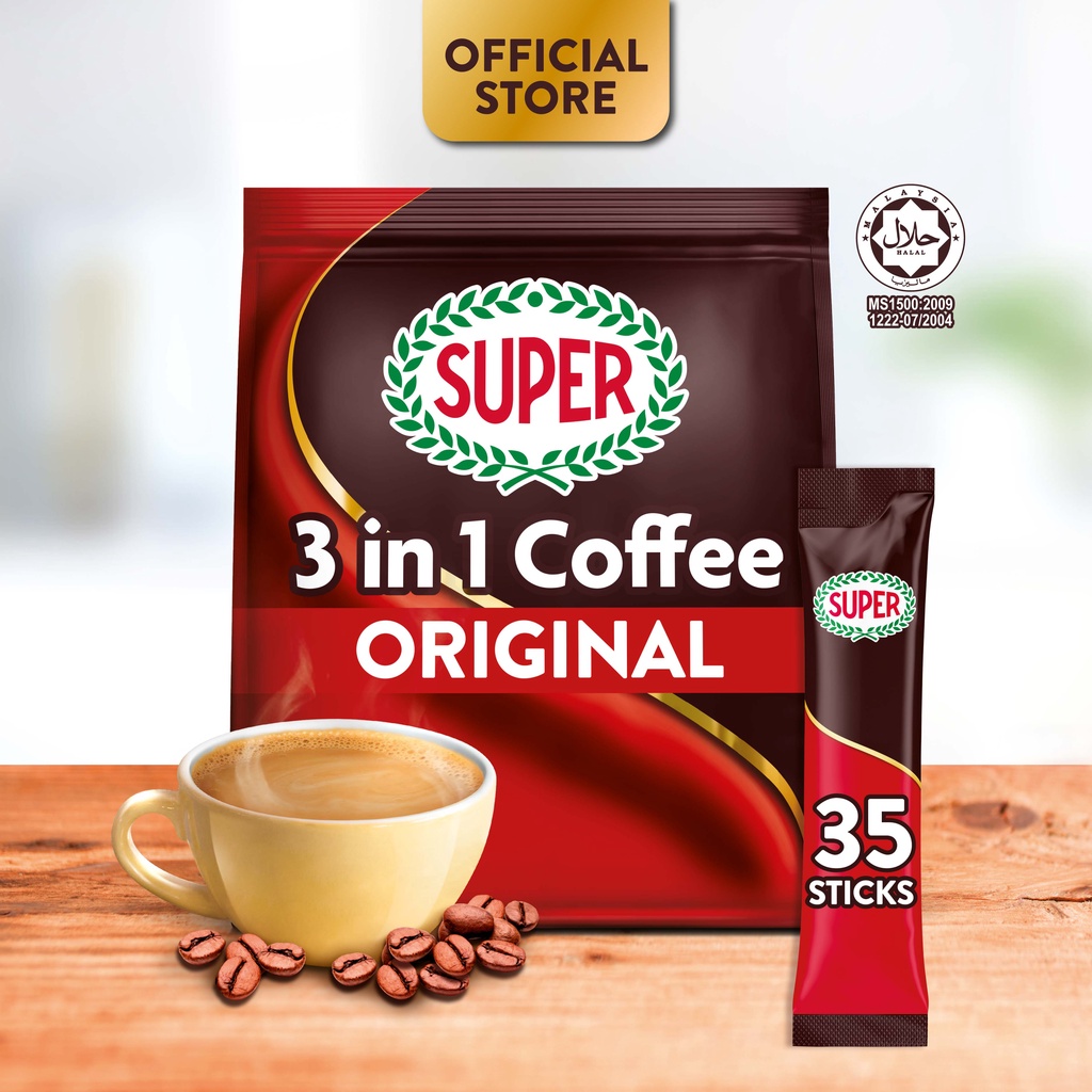 SUPER Original Instant 3in1 Coffee, 35 sticks | Shopee Singapore