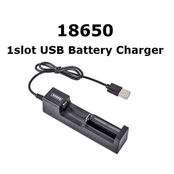 18650 USB Charger 1 Slot For Lithium Rechargeable Battery | Shopee ...