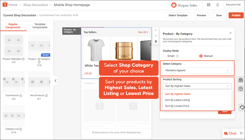 Adding Decoration Components | PH Seller Education [Shopee]