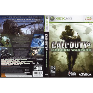 Xbox 360 Call Of Duty 4 Modern Warfare Offline Games | Shopee Singapore