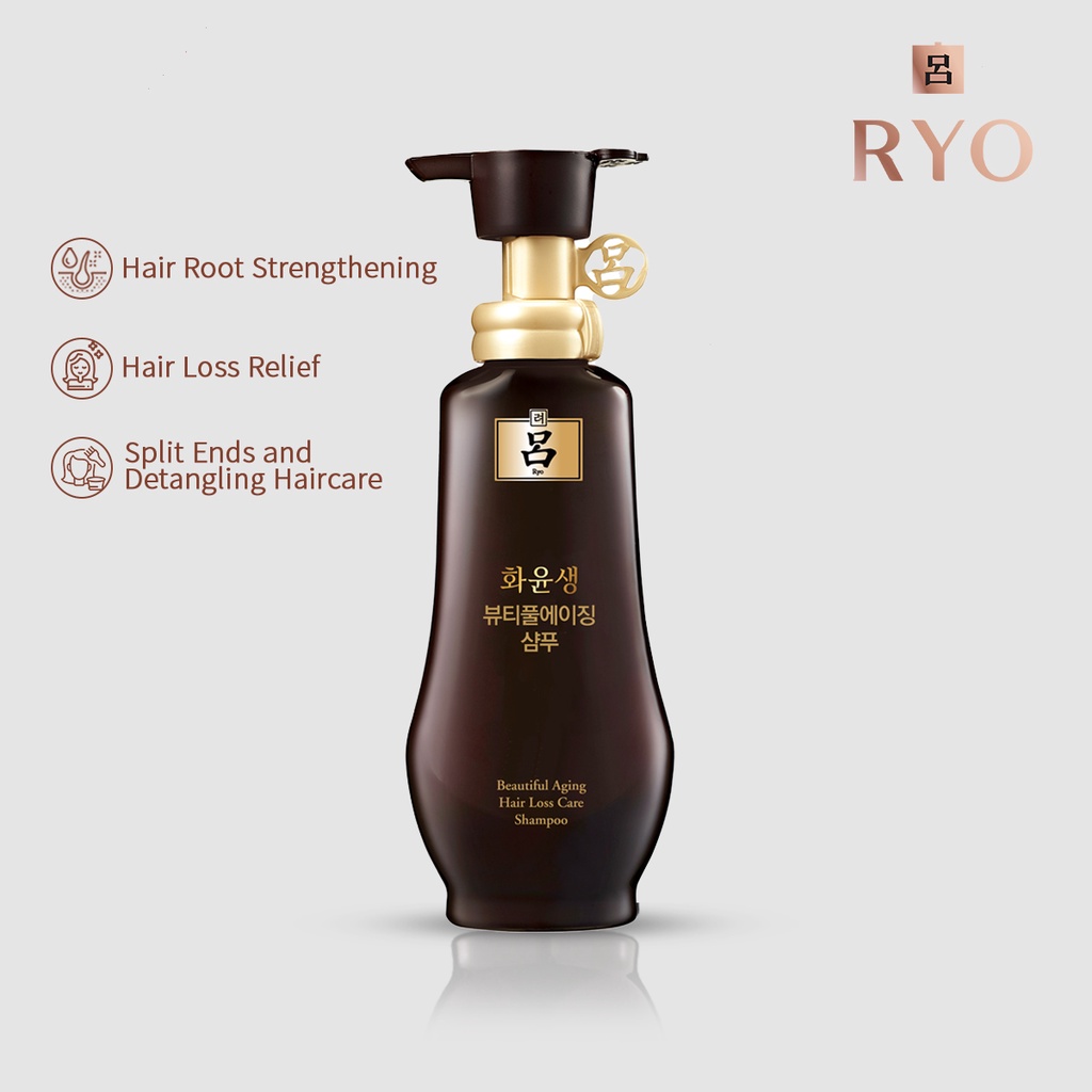 Ryo Beautiful Aging Hair Loss Care Shampoo 350ml | Shopee Singapore