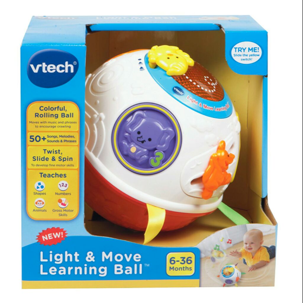VTech Light and Move Learning Ball, Red | Shopee Singapore