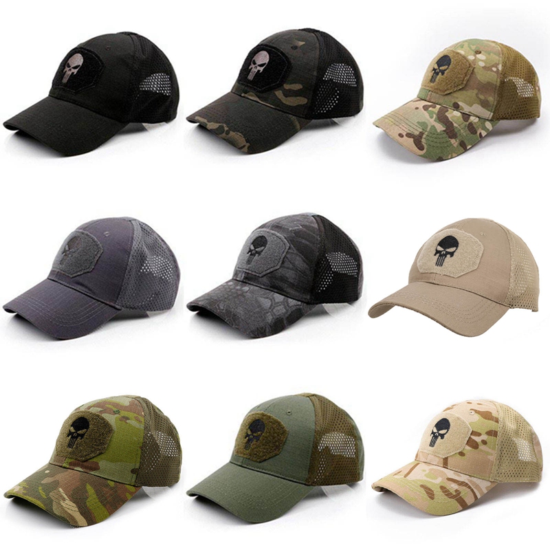 Fancier Camouflage Baseball Cap Military Fan Tactical Cap Outdoor Sun ...