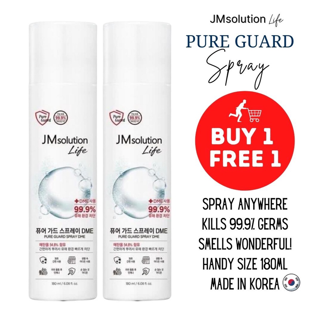 Korea JMSolution Life Pure Guard Spray DME Sanitizing Spray 180ml Disinfectant | Shopee Singapore