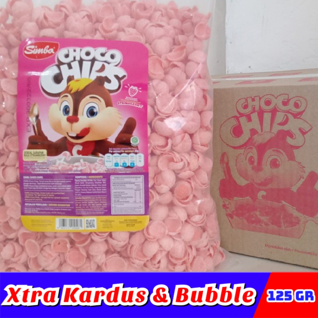 Choco Chips Strawberry snack 125gr / Koko Krunch Simba Chocolate ...