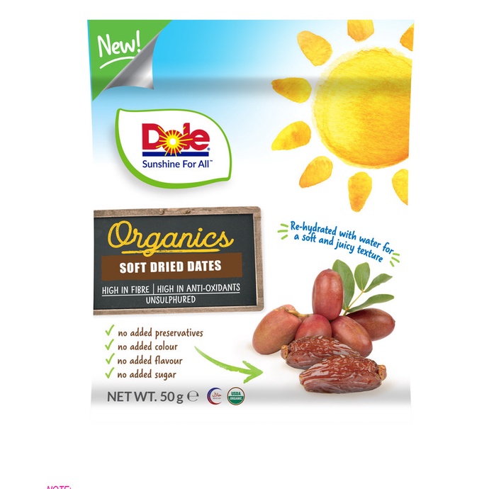 Dole Soft Dried Dates 50G (Halal) | Shopee Singapore