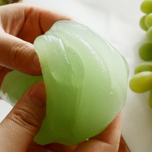 [Palette Slime] Fruit Flesh - Green Grape Slime | Food Slime | DIY ...