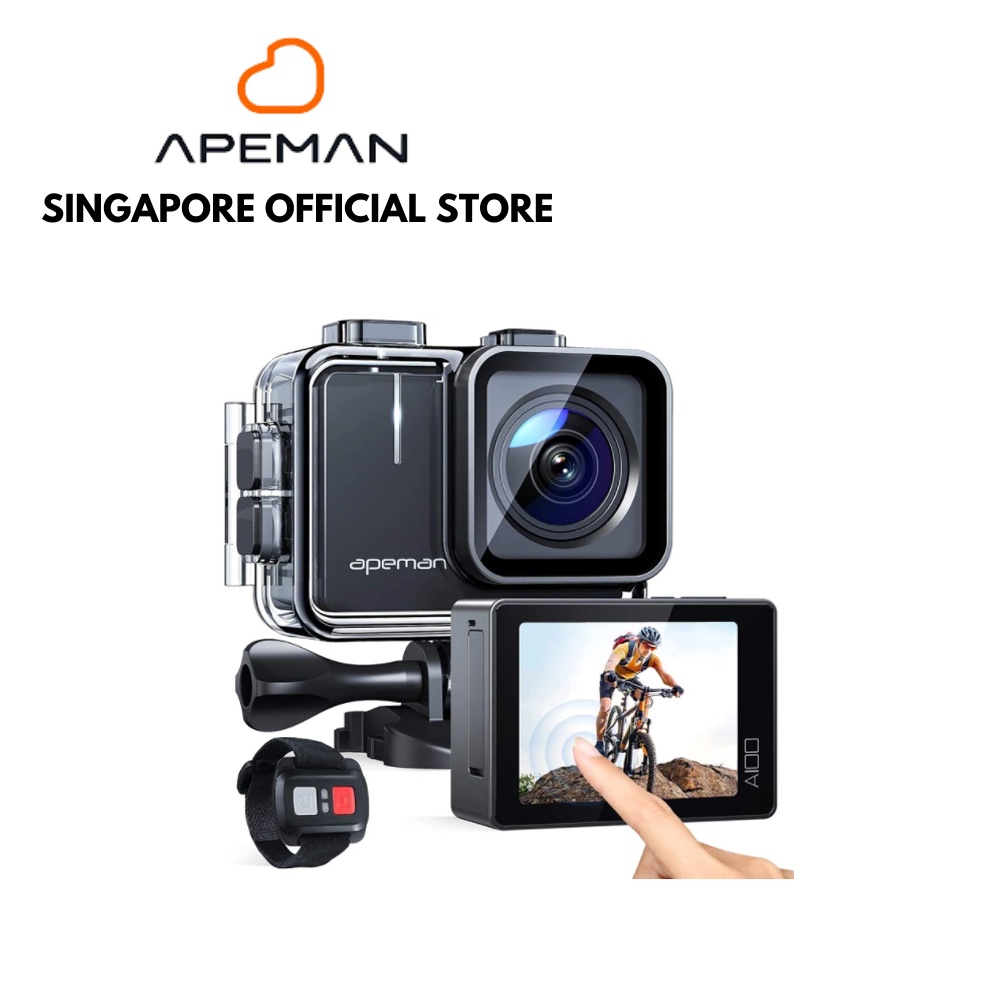 APEMAN Action Camera Trawo A100 4K Waterproof (Singapore Warranty ...