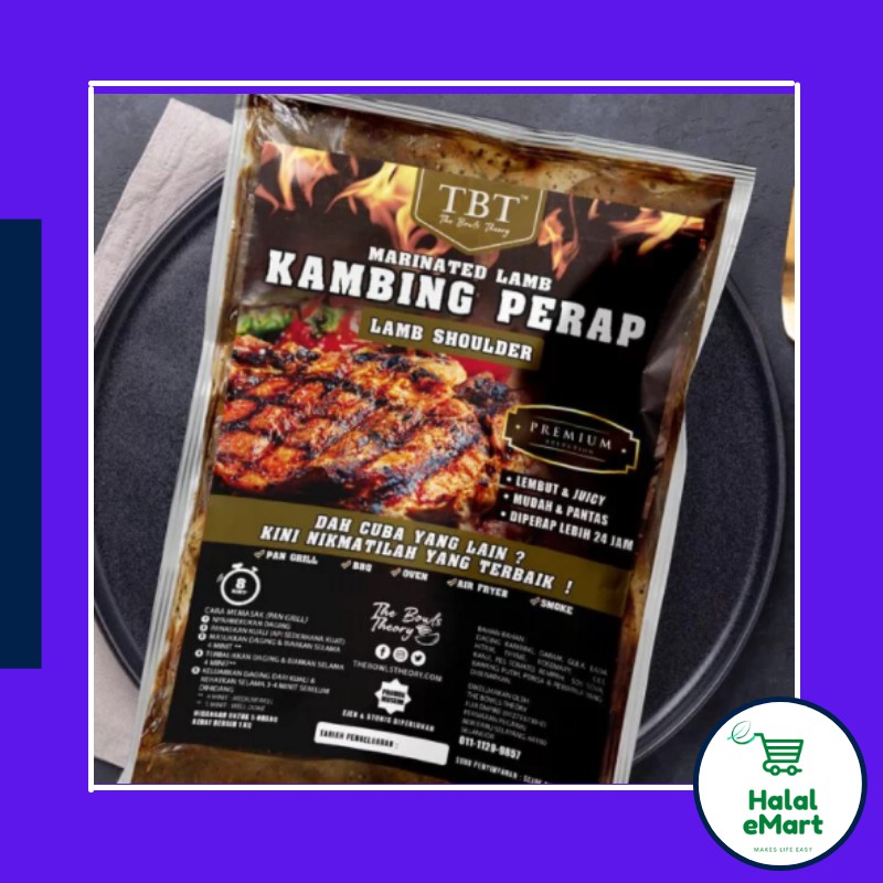 TBT Premium Halal Marinated Lamb Shoulder/ Kambing Perap | Shopee Singapore