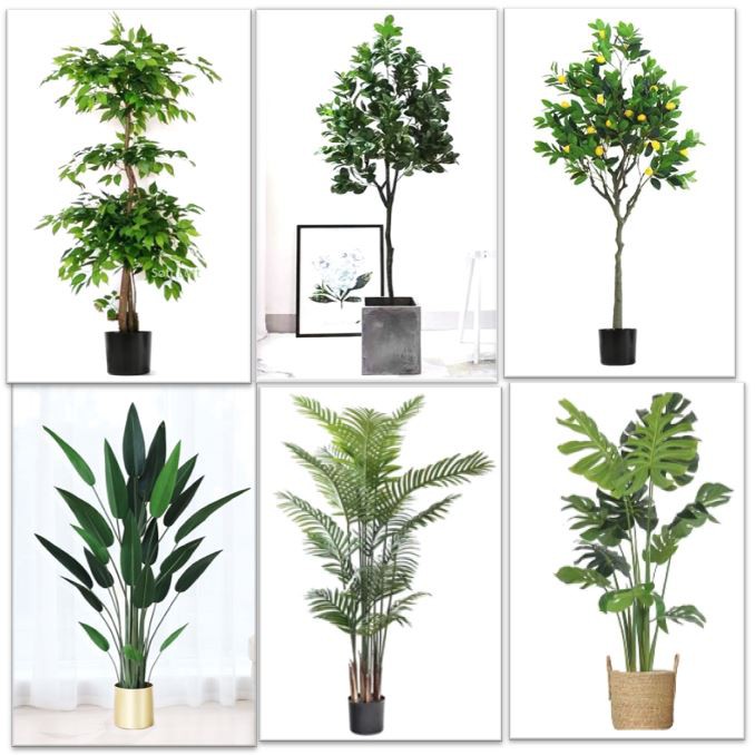 Large Artificial Plant Fake Plants Tree Plant Home Deco Indoor Suitable ...