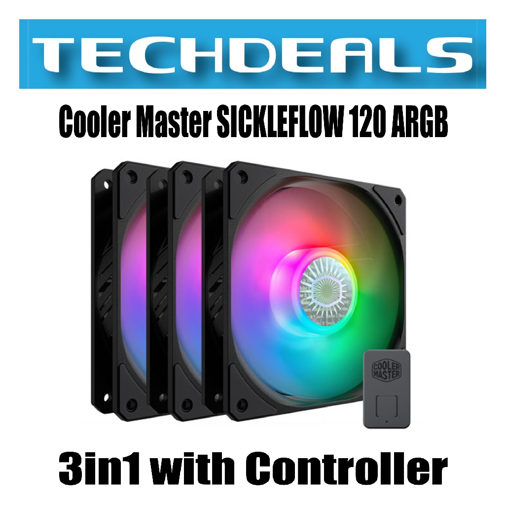 Cooler Master SICKLEFLOW 120 ARGB 3in1 with Controller | Shopee Singapore
