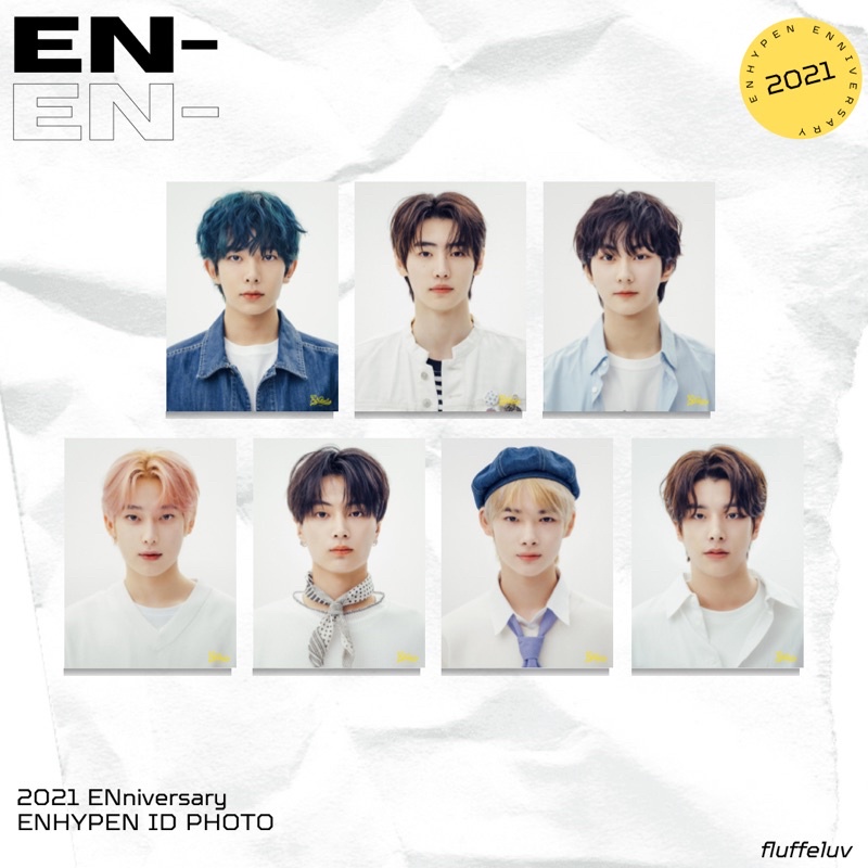 Art Carton Glossy Enhypen ID Photo Set for Fan | Shopee Singapore