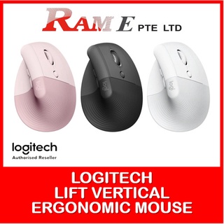 Logitech Lift Vertical / MX Vertical Wireless Ergonomic Mouse / Ergo ...