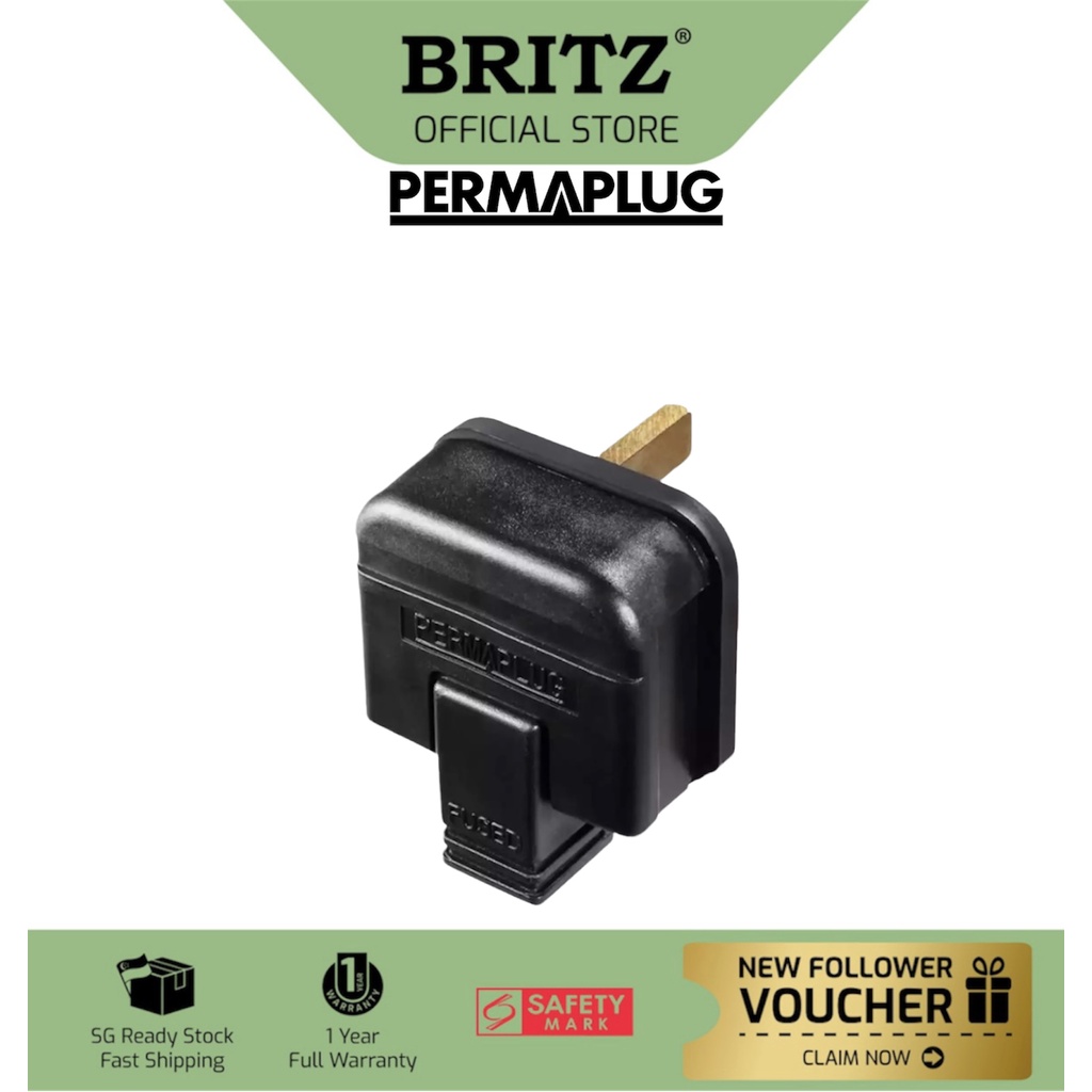 PERMAPLUG Heavy Duty Rewireable Plug [SHIP OUT IN 1-2 WORKING DAY ...
