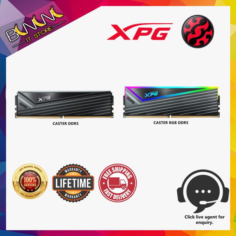 ADATA XPG CASTER DDR5 DRAM MODULE / CASTER RGB DDR5 DRAM MODULE 16GB ...