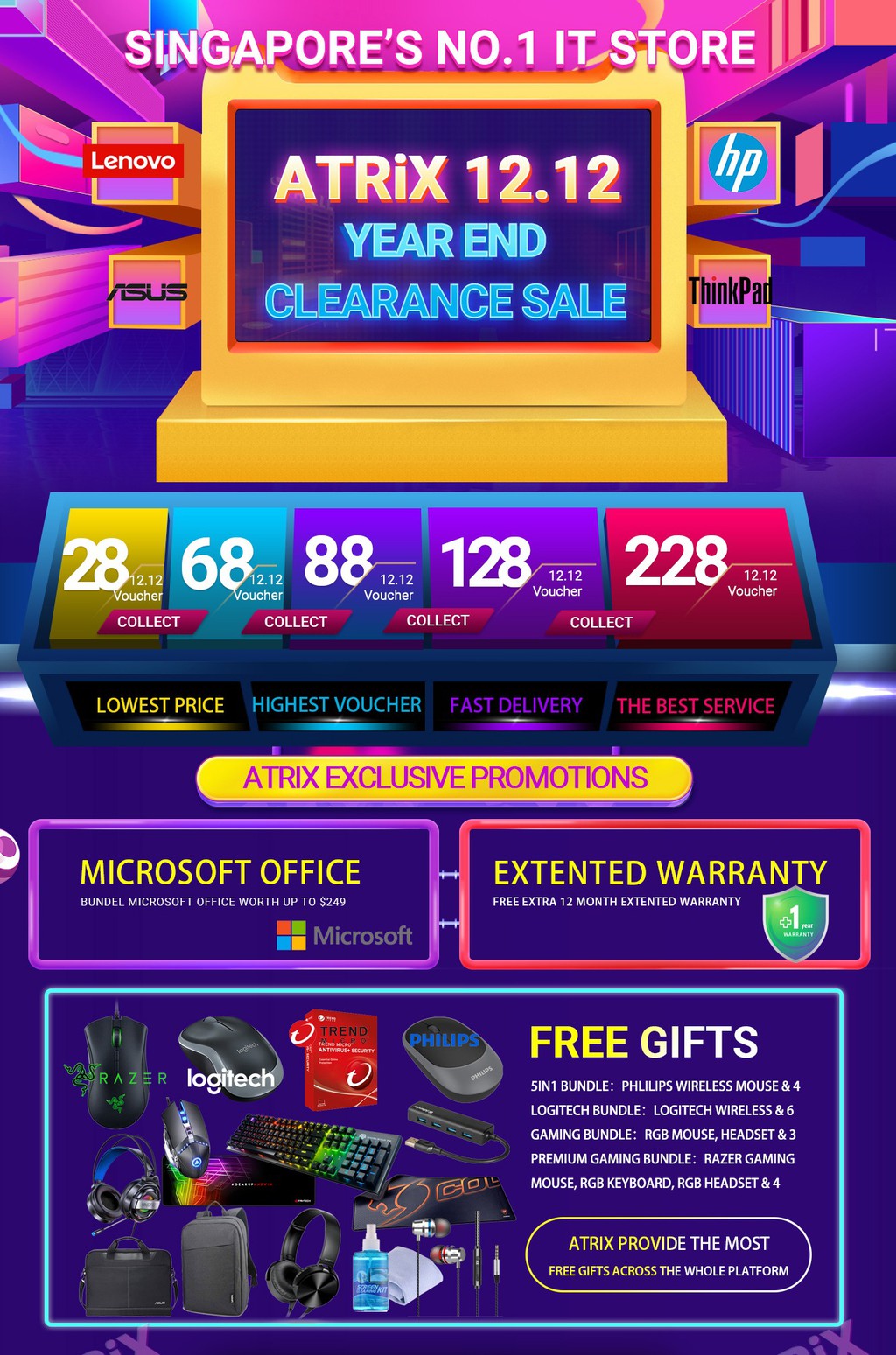 ATRiX Official Store, Online Shop | Shopee Singapore