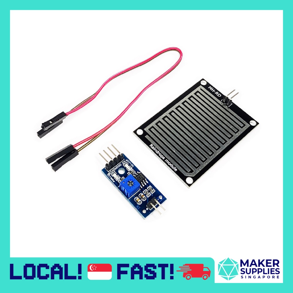 MH-RD Raindrop Rain Water Sensor Module MHRD | Shopee Singapore
