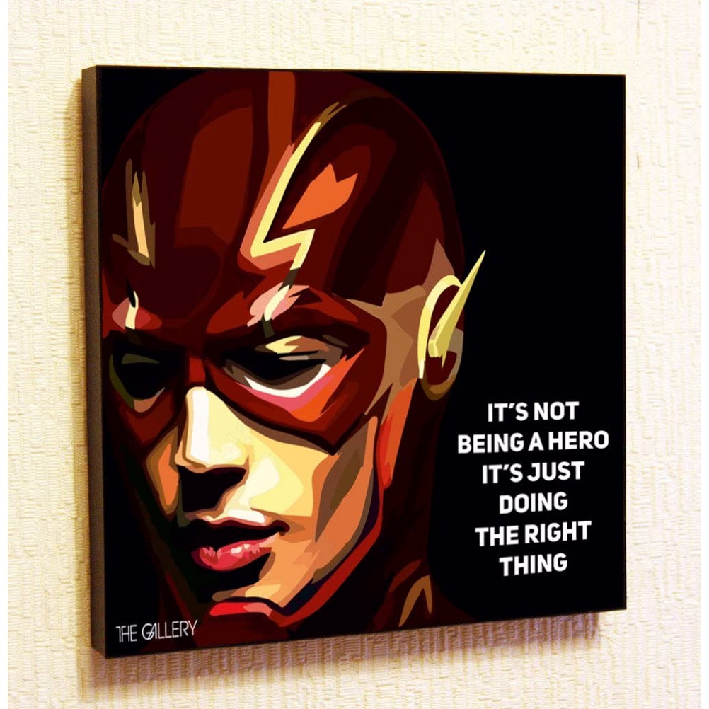 The Flash Marvel DC Comics Super Hero Motivational Quotes Wall Decals ...