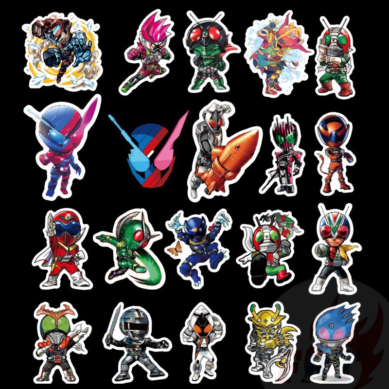 Masked Rider Stickers 50Pcs/Set Cartoon TV Show Anime Kamen Rider Mixed ...