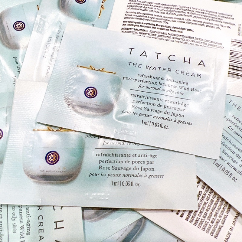 Sample Tatcha The Water Cream Refreshing & Anti-aging 1ml | Shopee ...