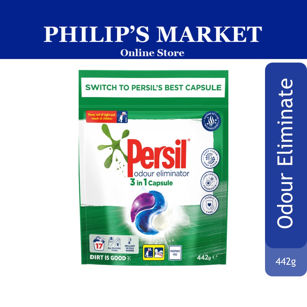 Persil 3in1 Bio Laundry Washing Detergent 28 Capsules, 41% OFF