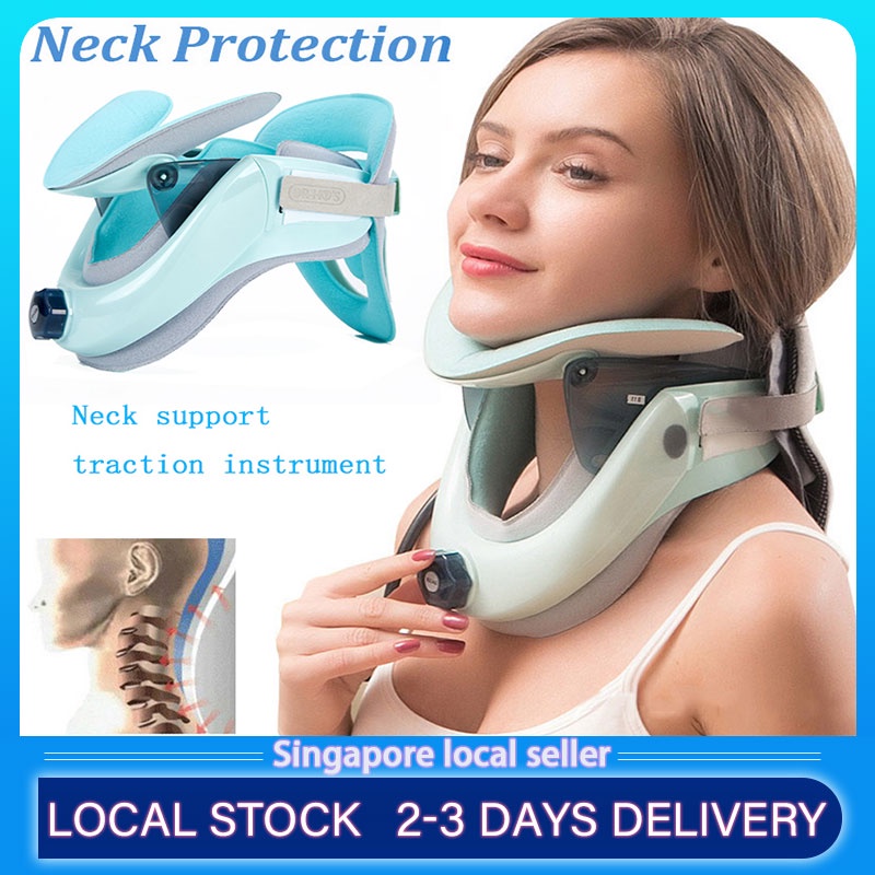 [Local Stock] Neck Massage Medical Cervical Traction Device Posture ...