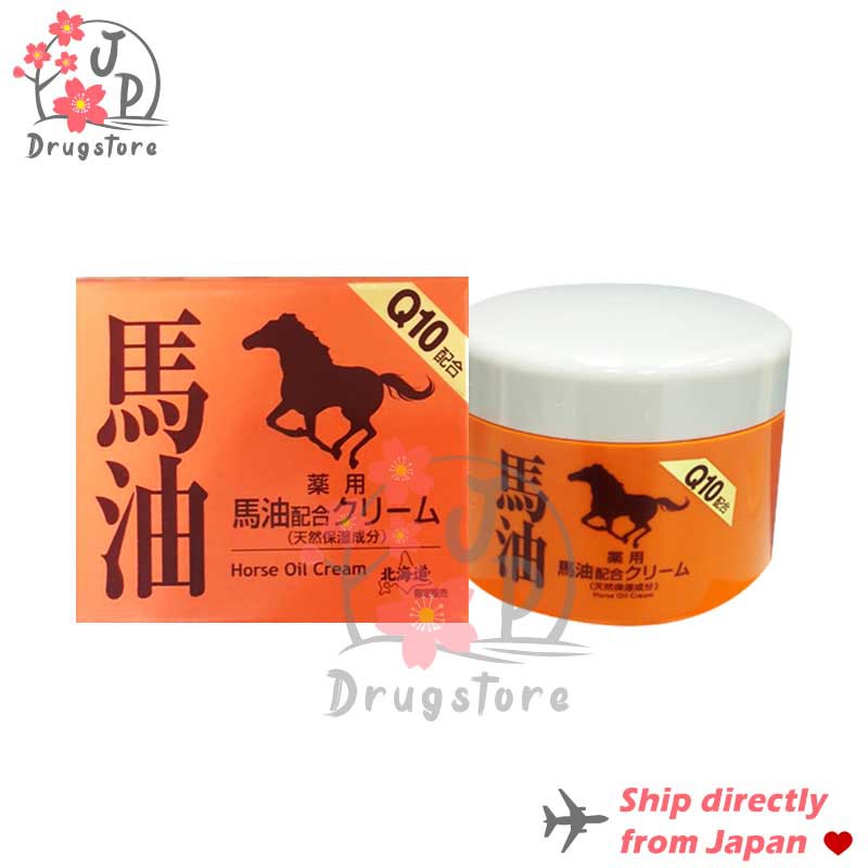 Japan Horse Oil Cream Body Face Itchy Dry Skin Showa Shinzan Kuma ...