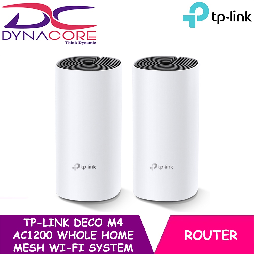 DYNACORE - TP-Link Deco M4 AC1200 Whole Home Mesh Wi-Fi System With ...