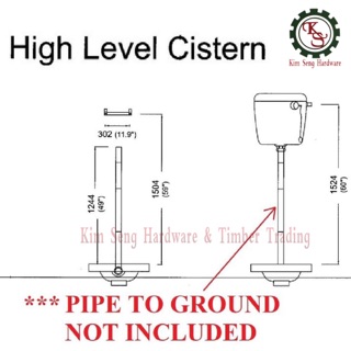 Original DKI Plastic Water Cistern High Level Tangki Air Tandas SIRIM 1 ...
