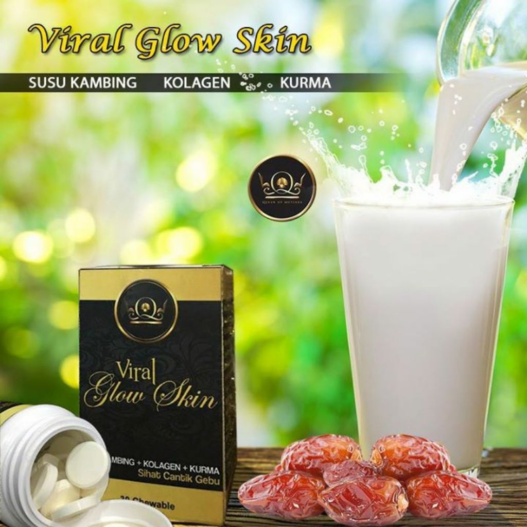 QM VIRAL GLOW SKIN (TABLET SUSU KAMBING) | Shopee Singapore